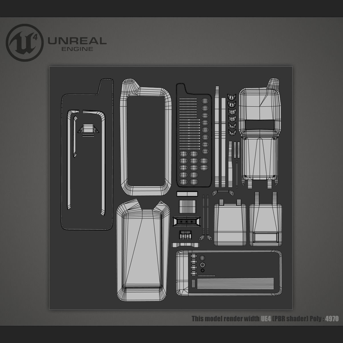 3D model Mobile Phone Vintage VR / AR / low-poly | CGTrader
