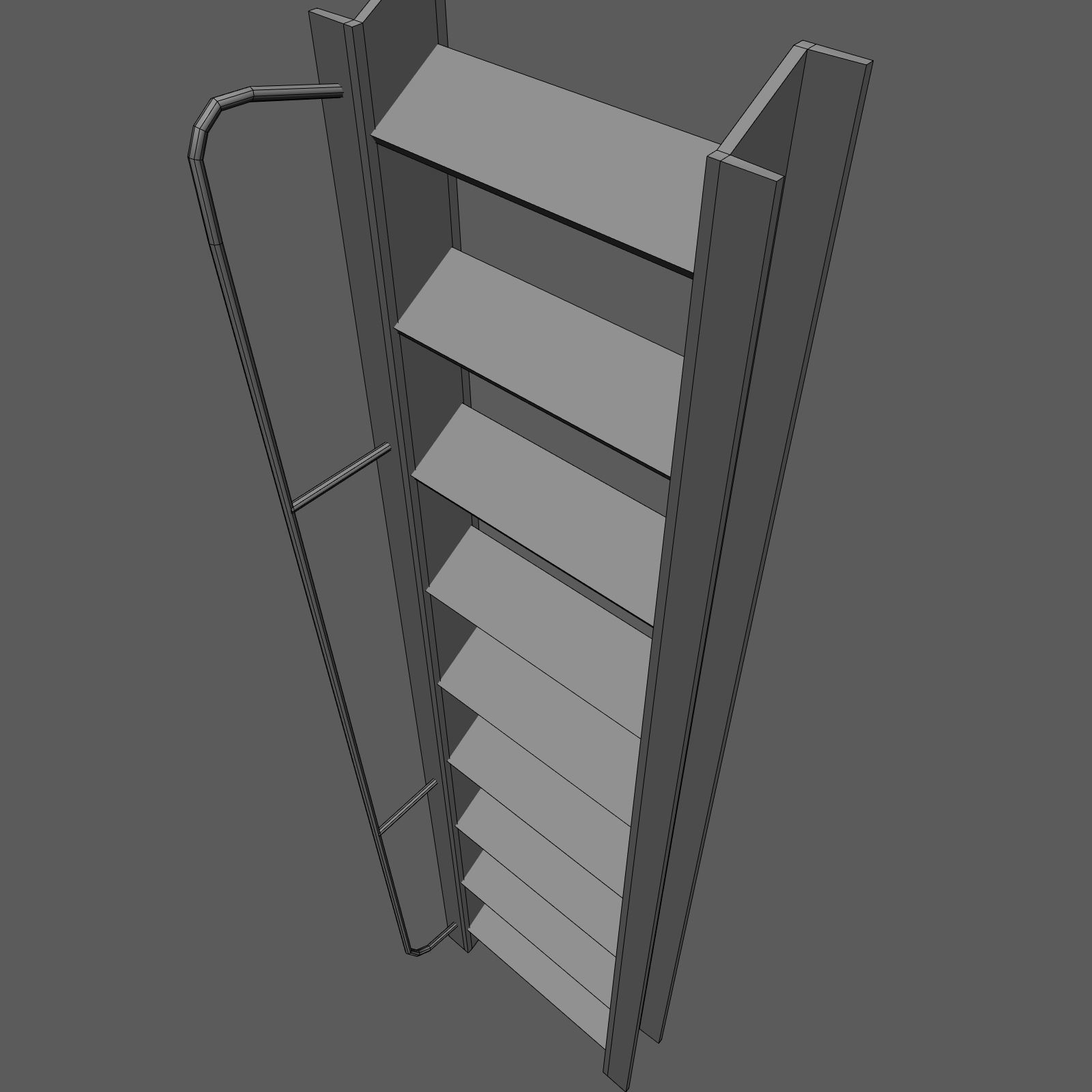 Rust ladder free VR / AR / low-poly 3D model | CGTrader