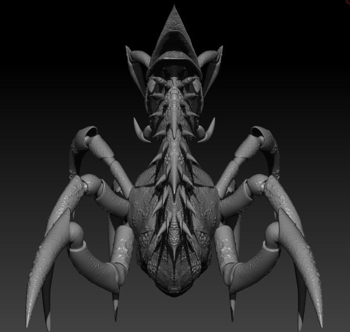Nightmare Beetle High Poly zbrush model original 3D model 3D model ...