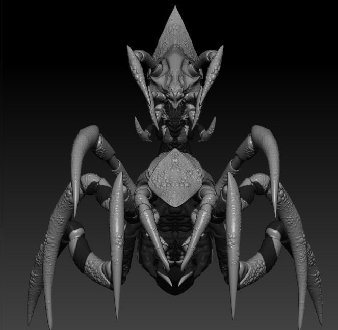 Nightmare Beetle High Poly zbrush model original 3D model 3D model ...