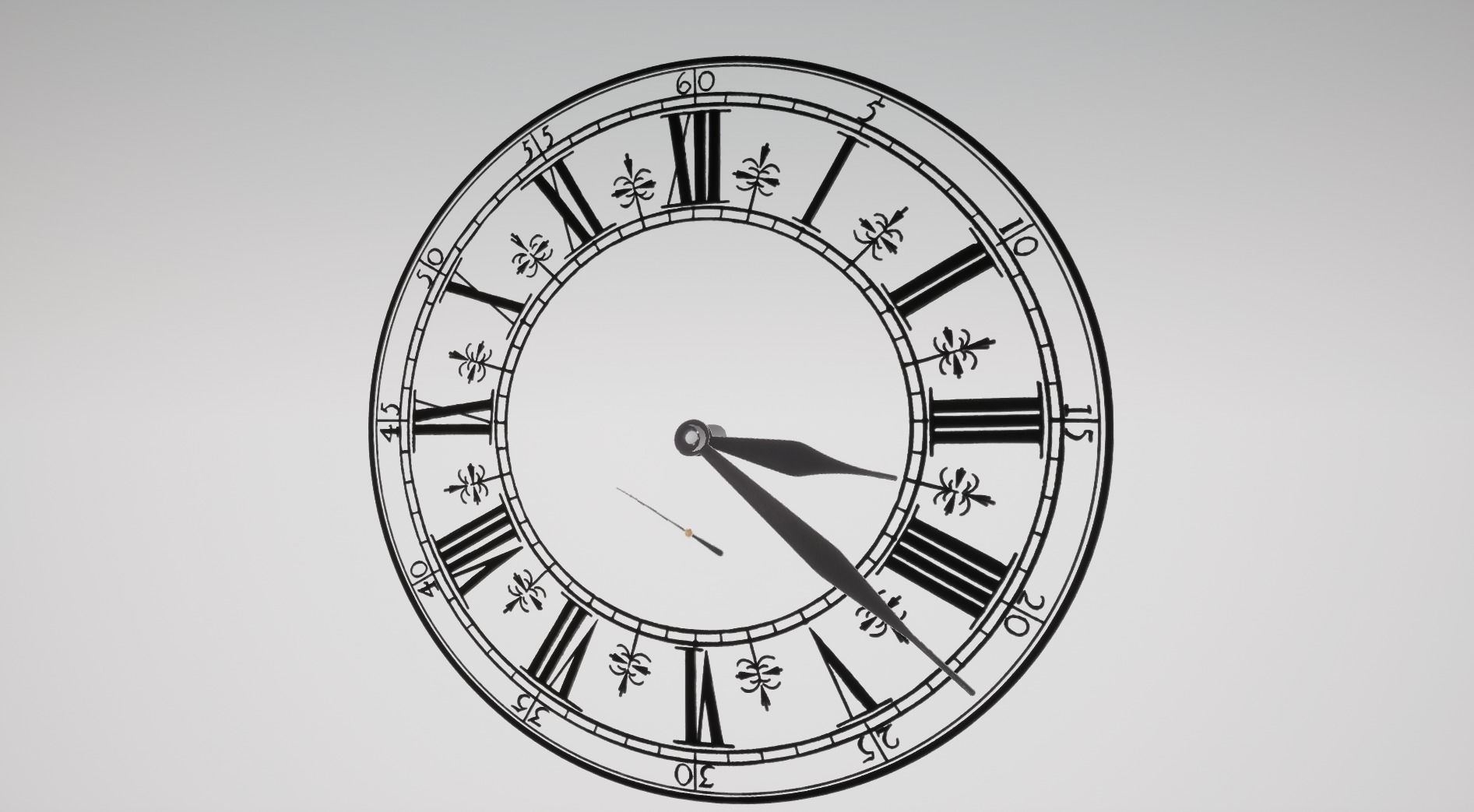 3D model Universal Analogue Clock - Blueprint for Unreal Engine 4 VR ...