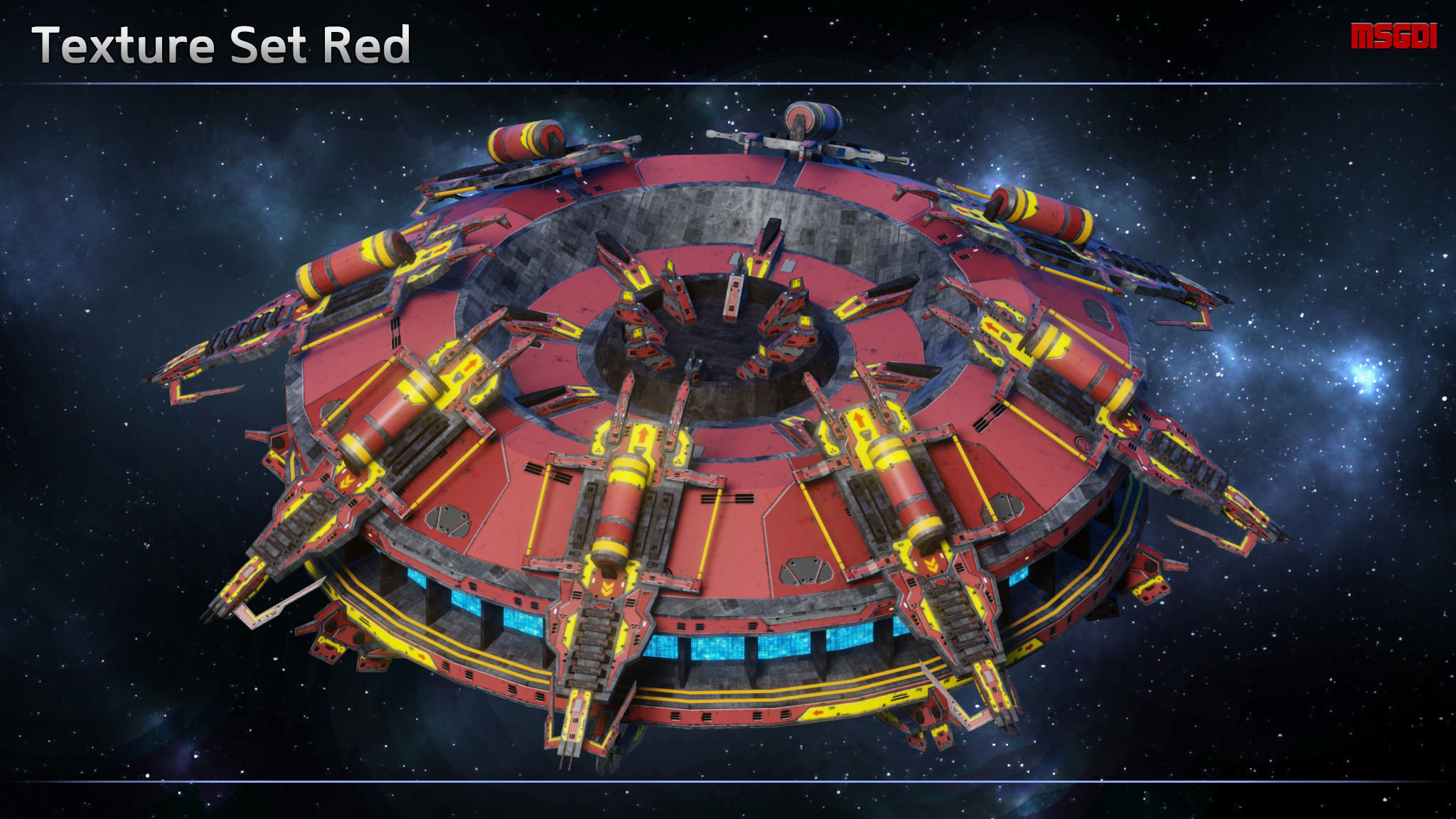 3D model Spaceship Terraformer VR / AR / low-poly | CGTrader
