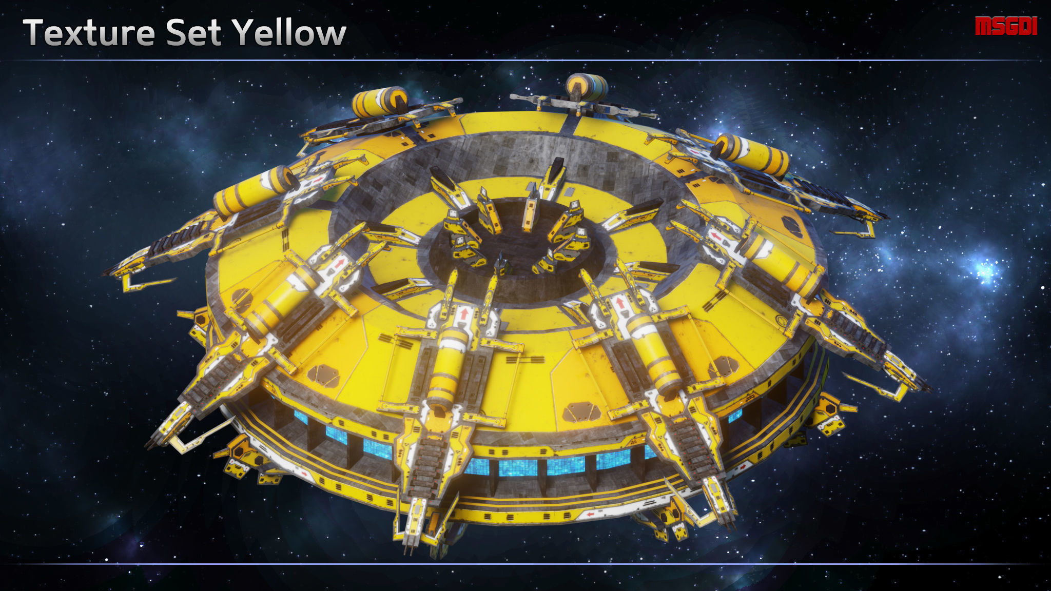 3D model Spaceship Terraformer VR / AR / low-poly | CGTrader