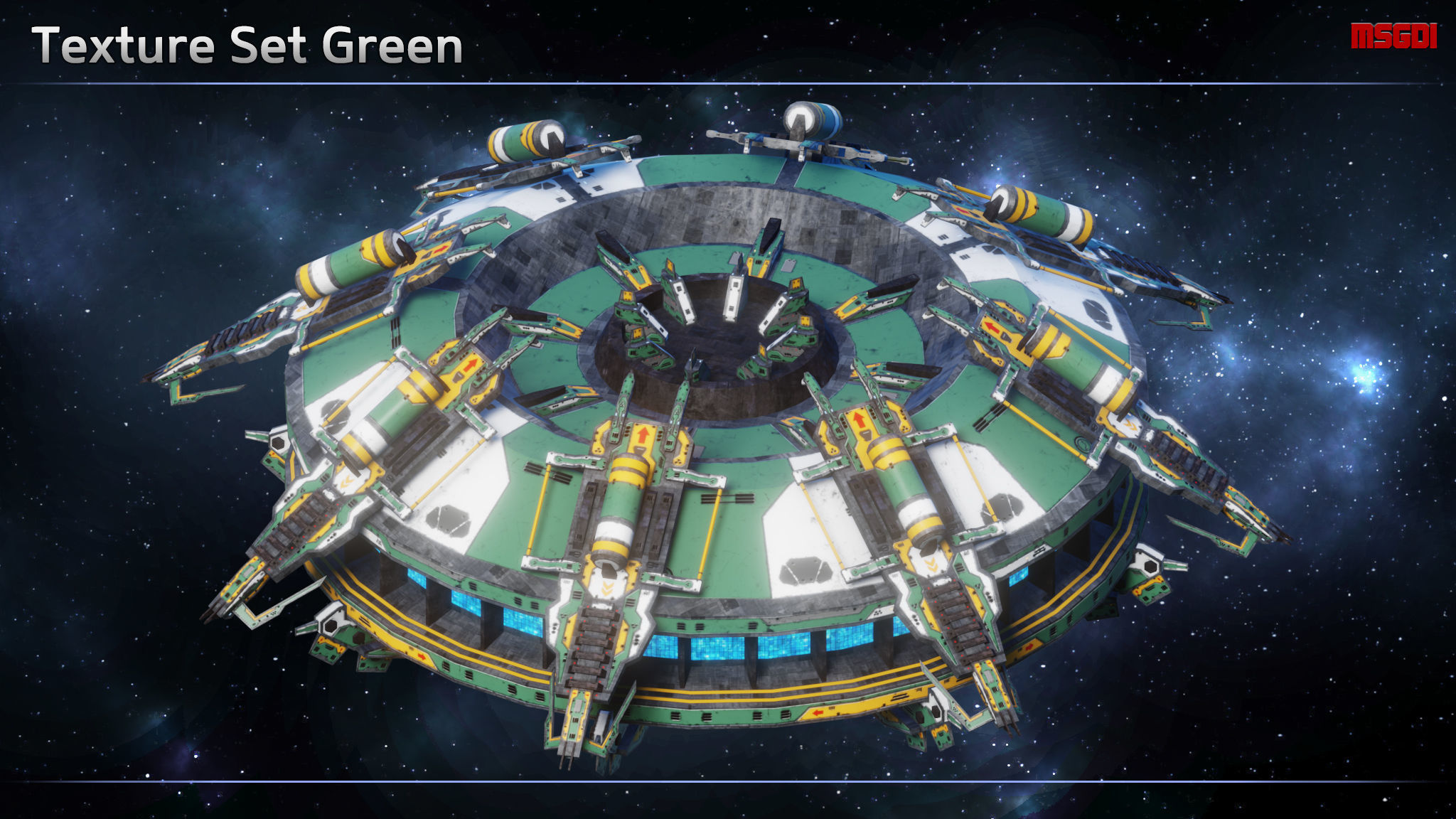 3D model Spaceship Terraformer VR / AR / low-poly | CGTrader