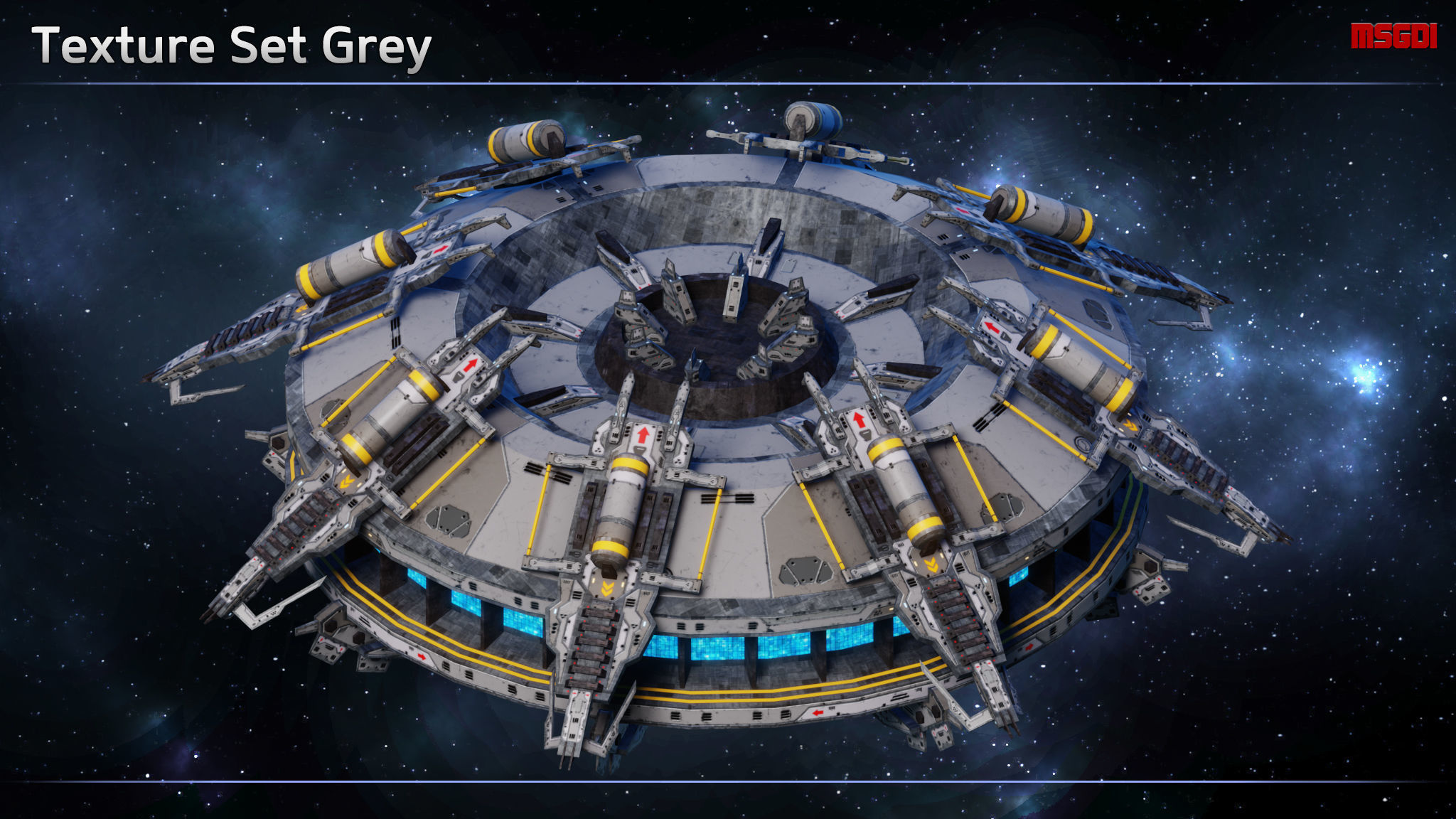 3D model Spaceship Terraformer VR / AR / low-poly | CGTrader