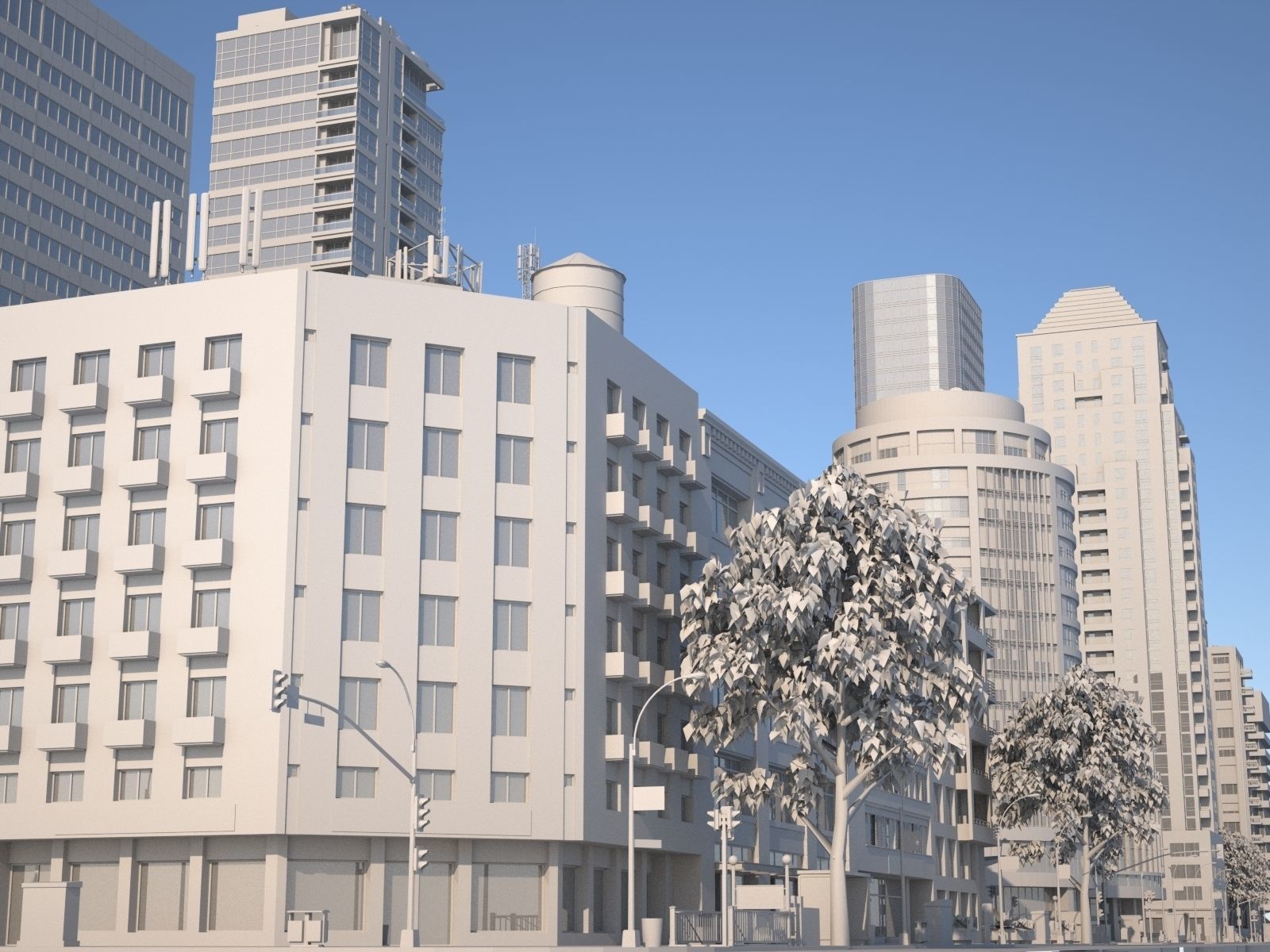 3D model Karton City VR / AR / low-poly | CGTrader