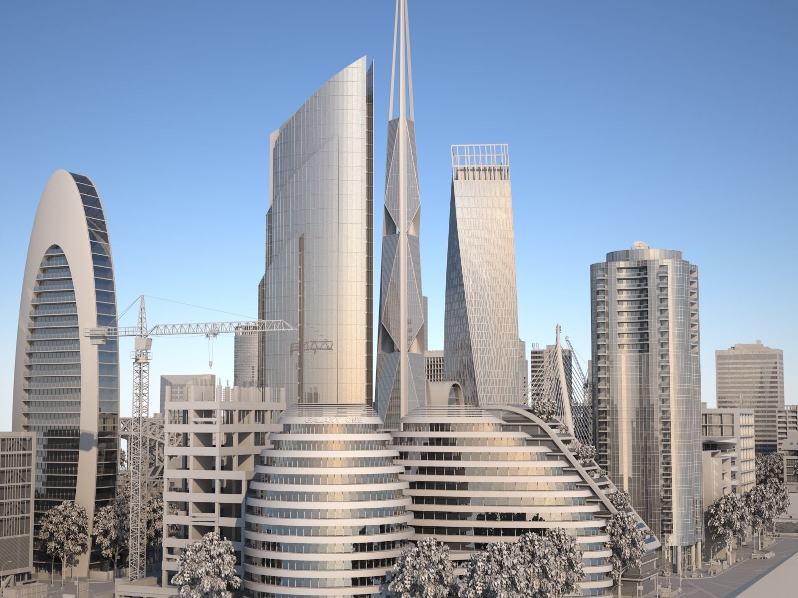 3D model Karton City VR / AR / low-poly | CGTrader