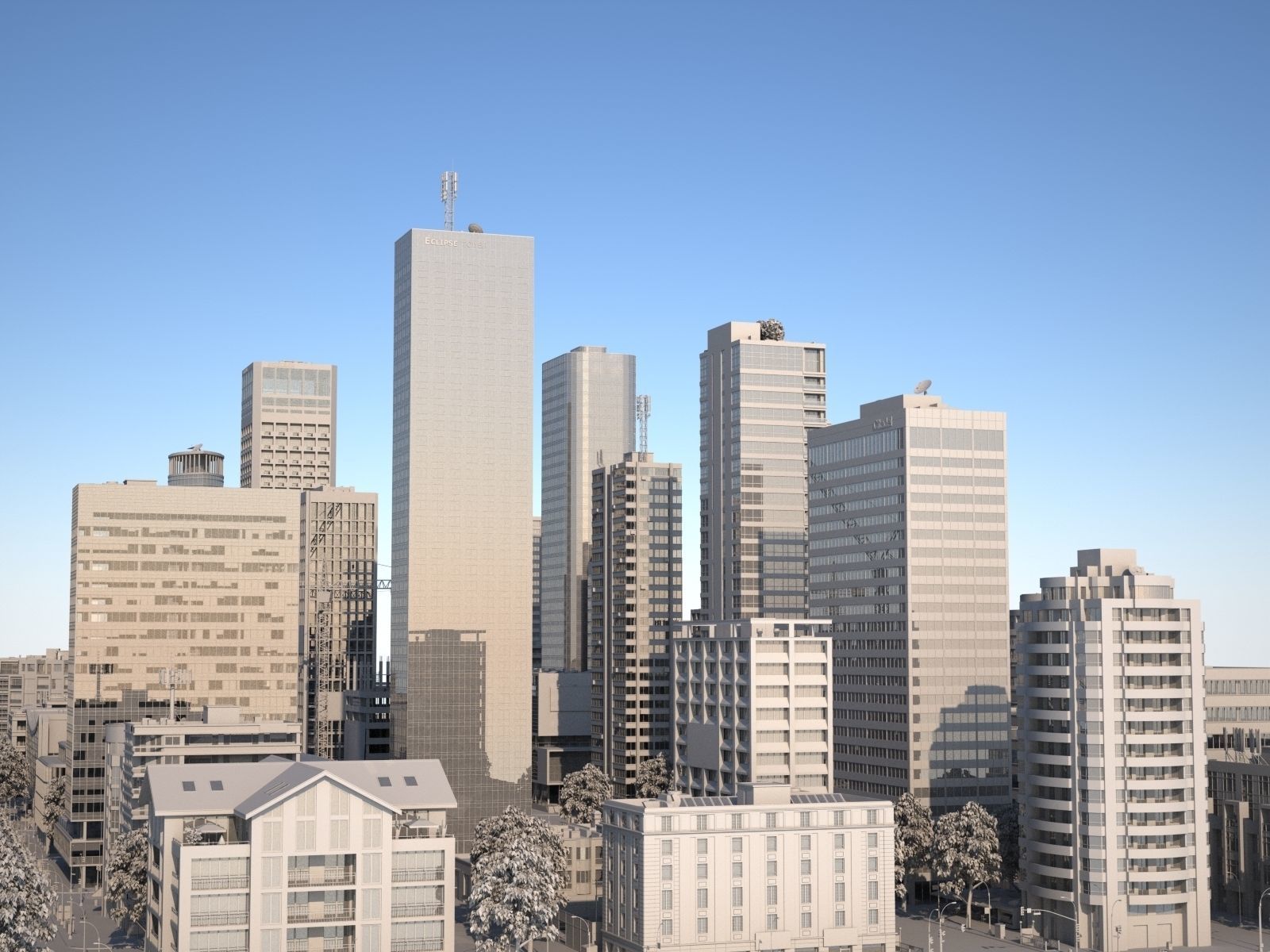 3D model Karton City VR / AR / low-poly | CGTrader