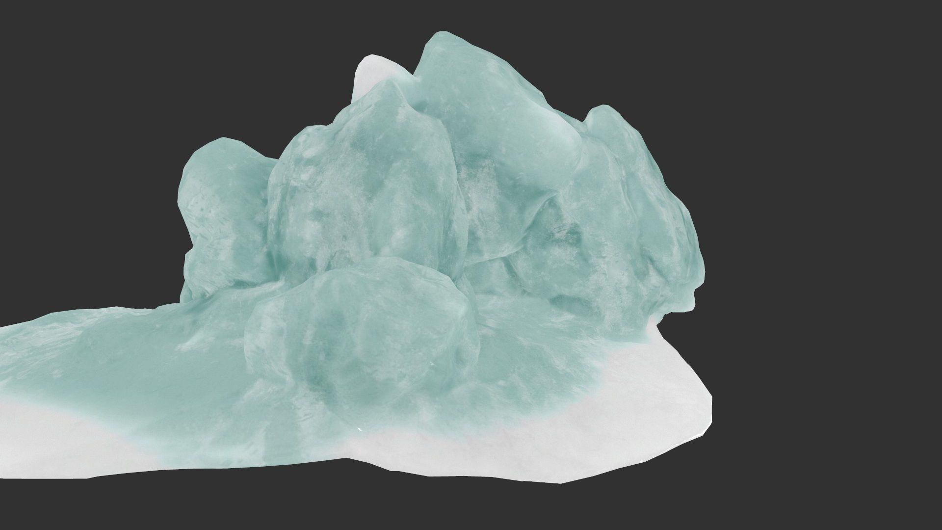 3D model Ice Cave VR / AR / low-poly | CGTrader