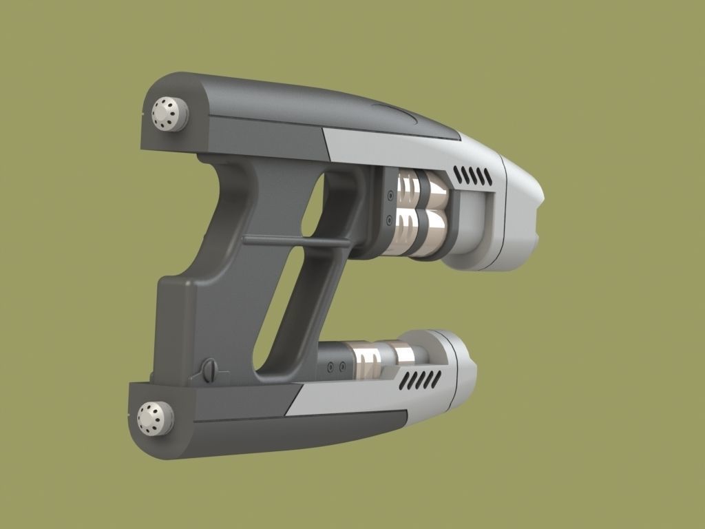 Star-Lord Quad Blaster 3D model 3D printable | CGTrader