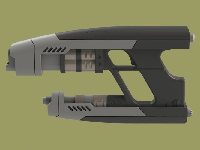 Star-Lord Quad Blaster 3D model 3D printable | CGTrader