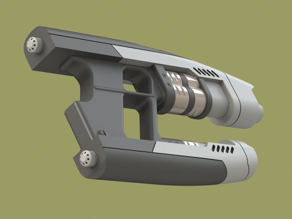 Star-Lord Quad Blaster 3D model 3D printable | CGTrader