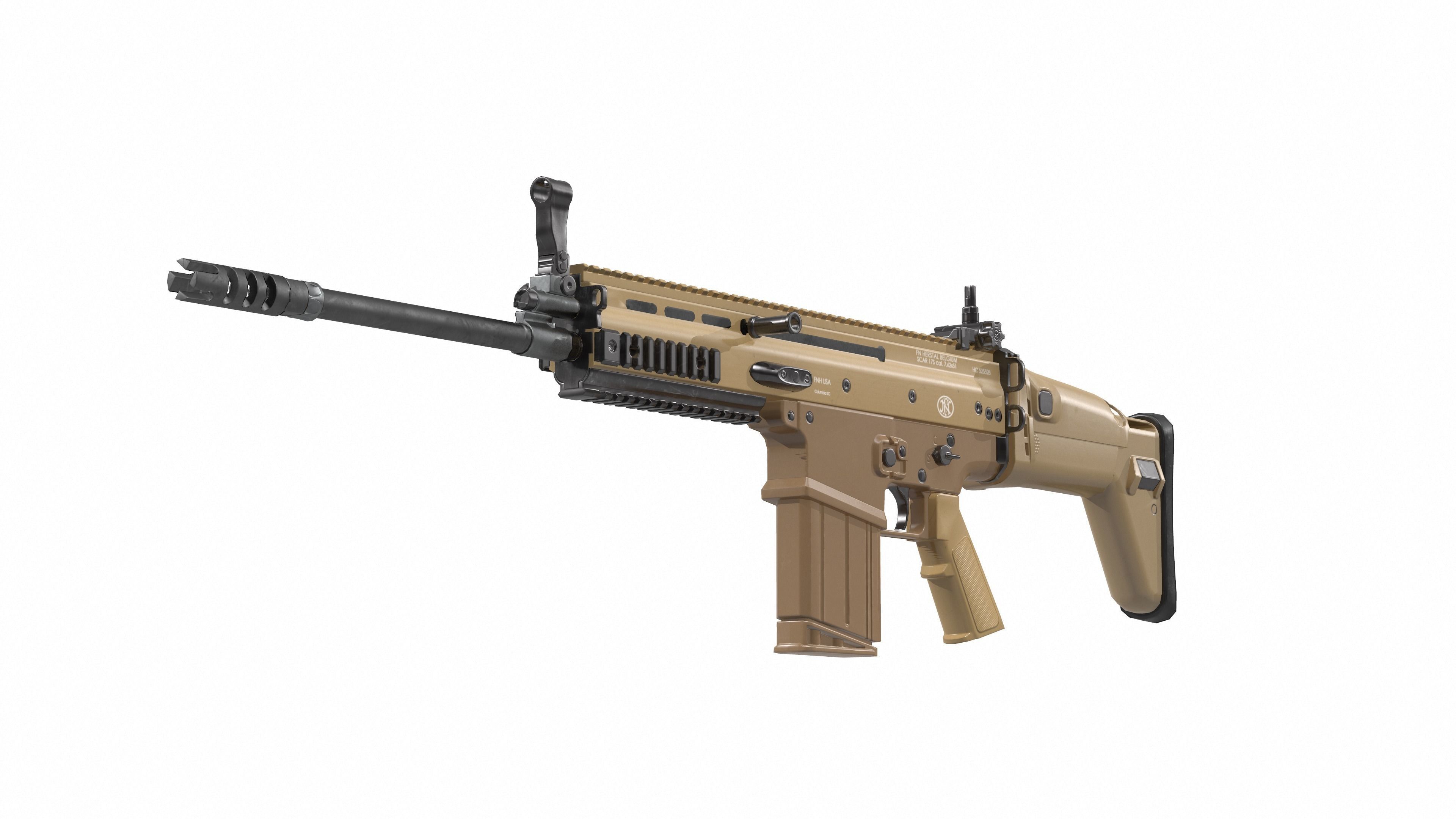 3D model SCAR 17S VR / AR / low-poly | CGTrader