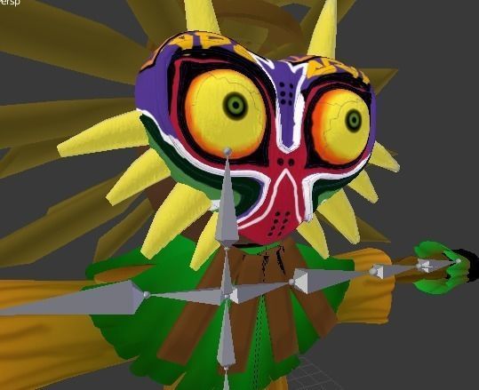 3D model Skull Kid Zelda VR / AR / low-poly rigged | CGTrader