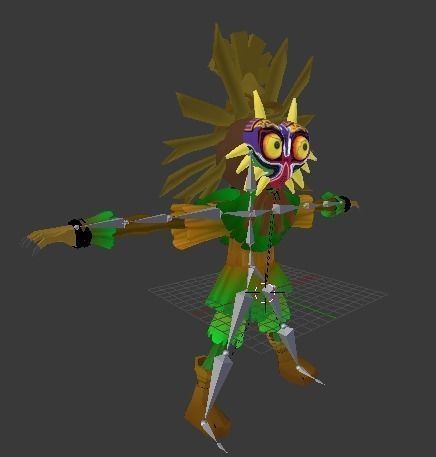 3D model Skull Kid Zelda VR / AR / low-poly rigged | CGTrader