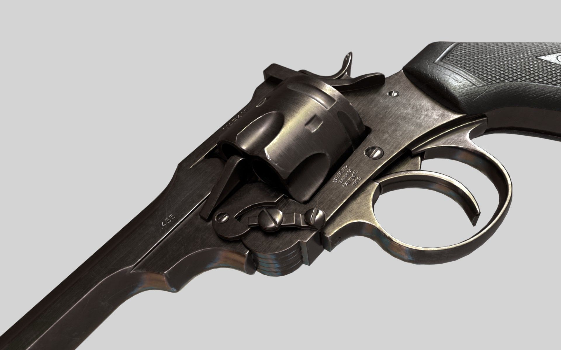 3D model Webley MK VI Revolver PBR VR / AR / low-poly | CGTrader