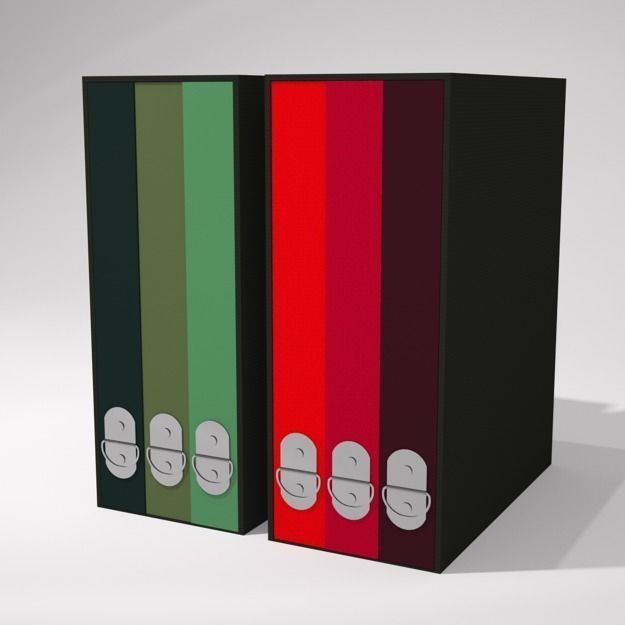 3D model A4 folders VR / AR / low-poly | CGTrader