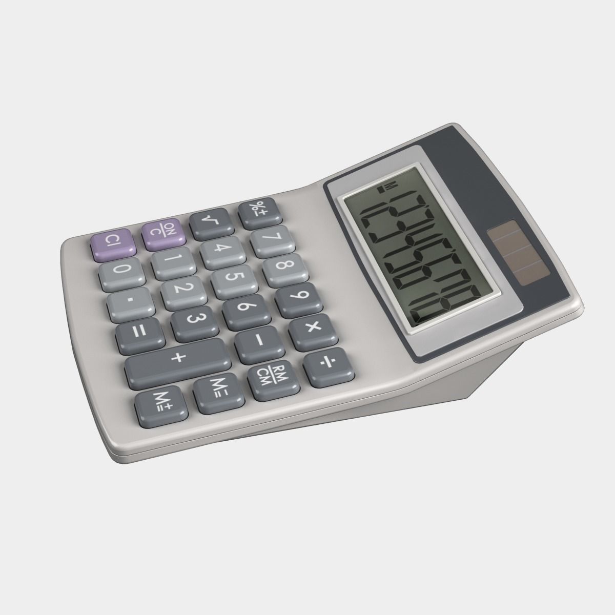 Solar Calculator 3D model | CGTrader