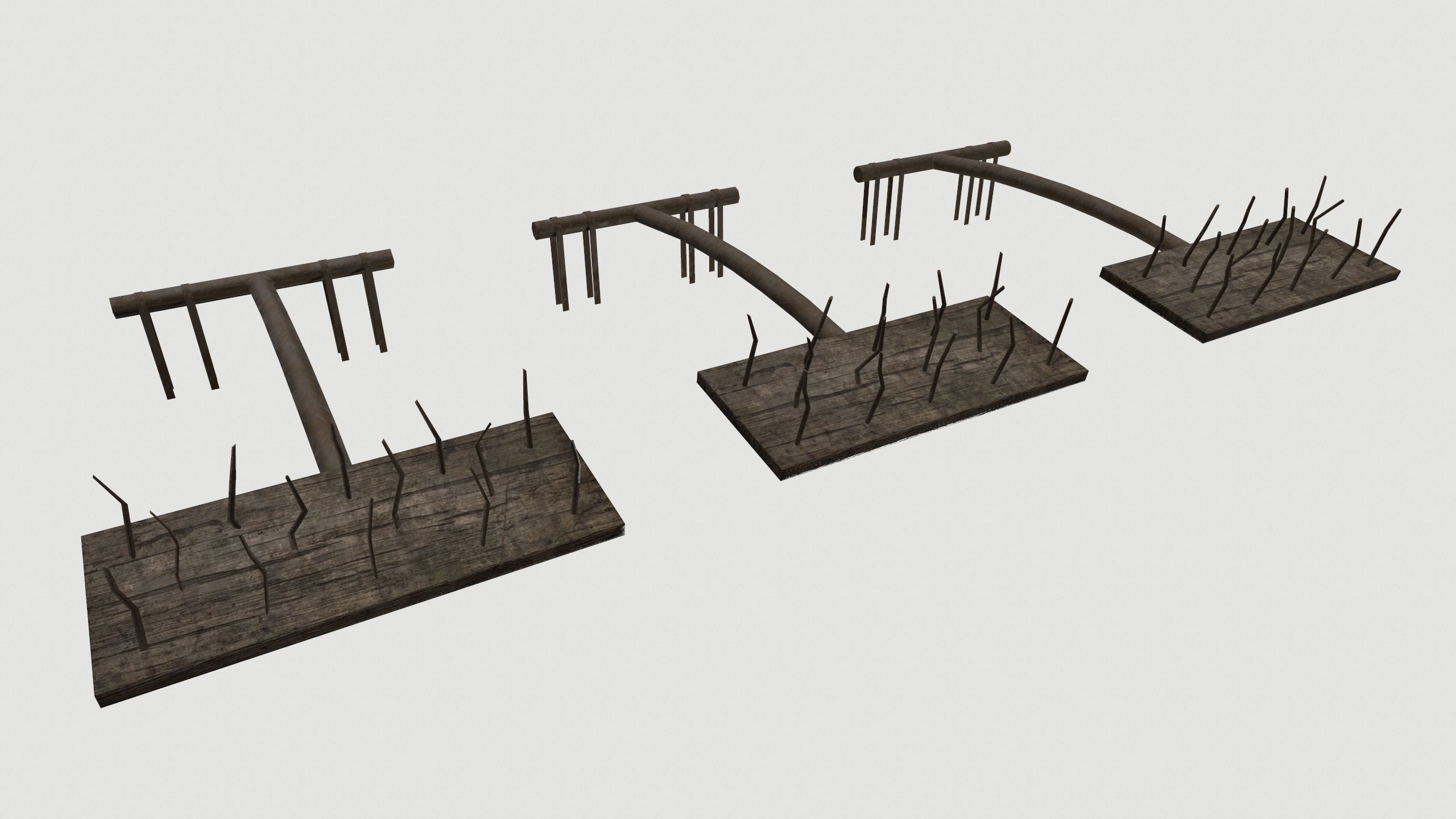 3D model Spiked trap VR / AR / low-poly | CGTrader