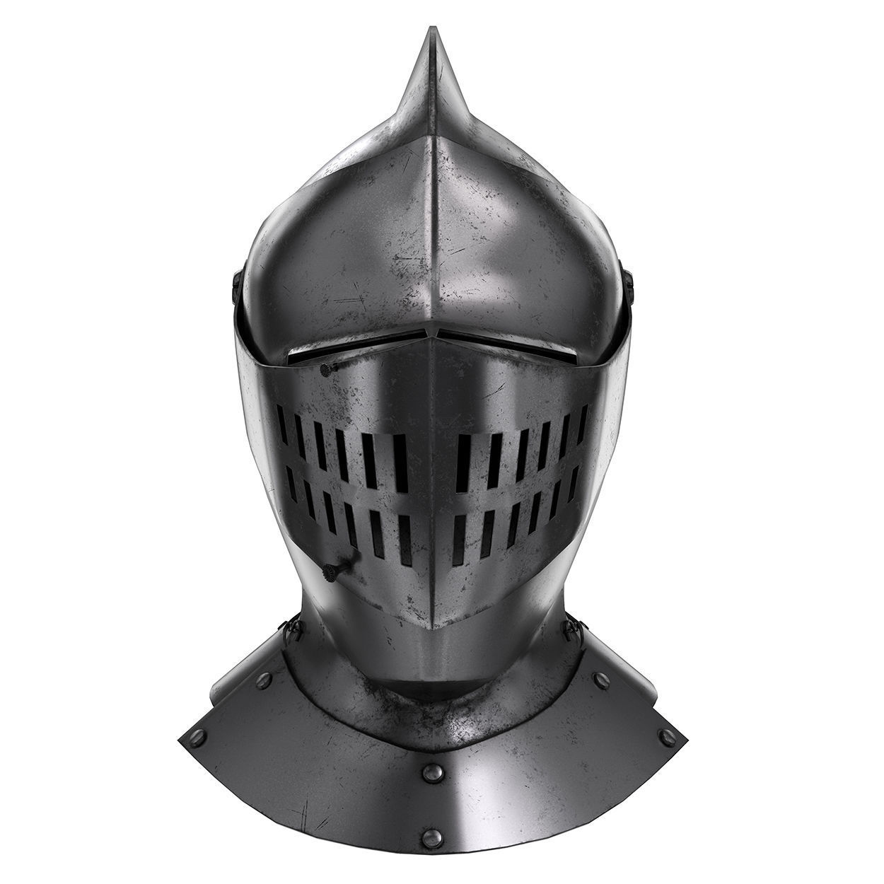 3D model Medieval Knight Armet Helmet VR / AR / low-poly | CGTrader
