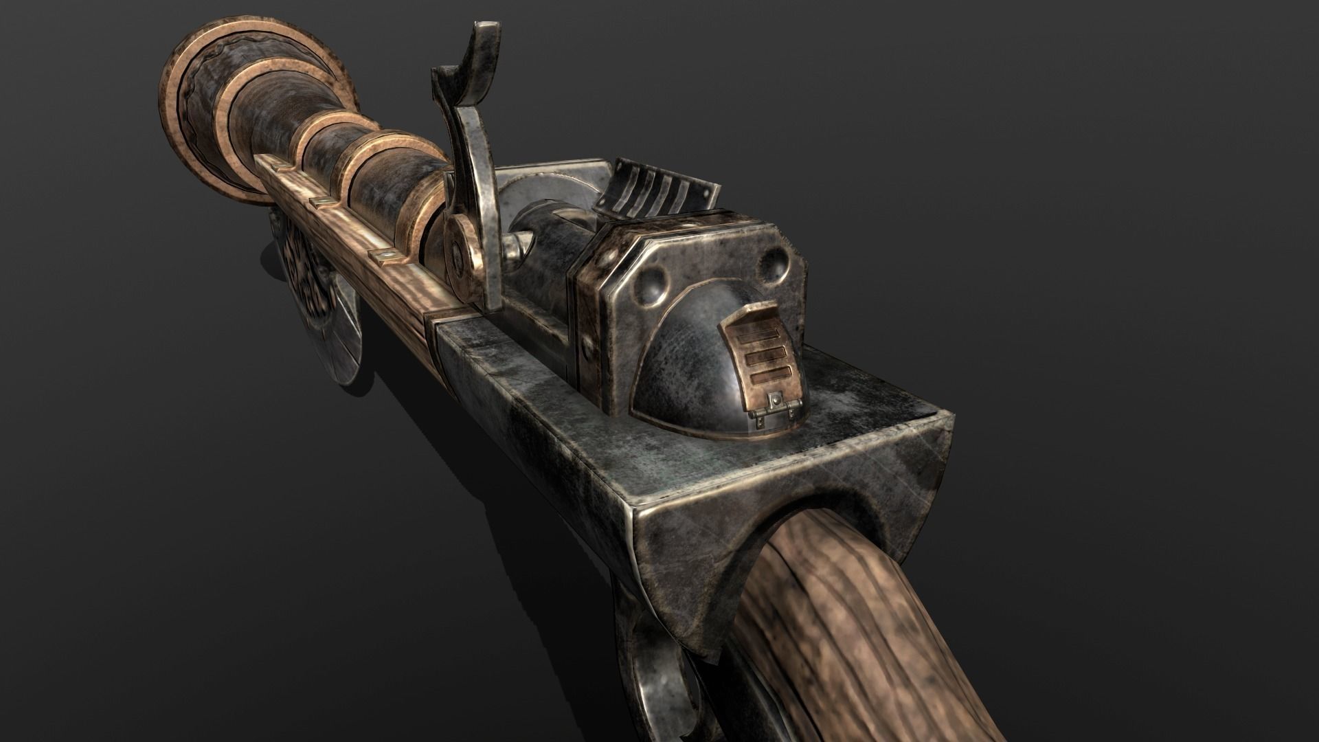 musket with axe free VR / AR / low-poly 3D model | CGTrader