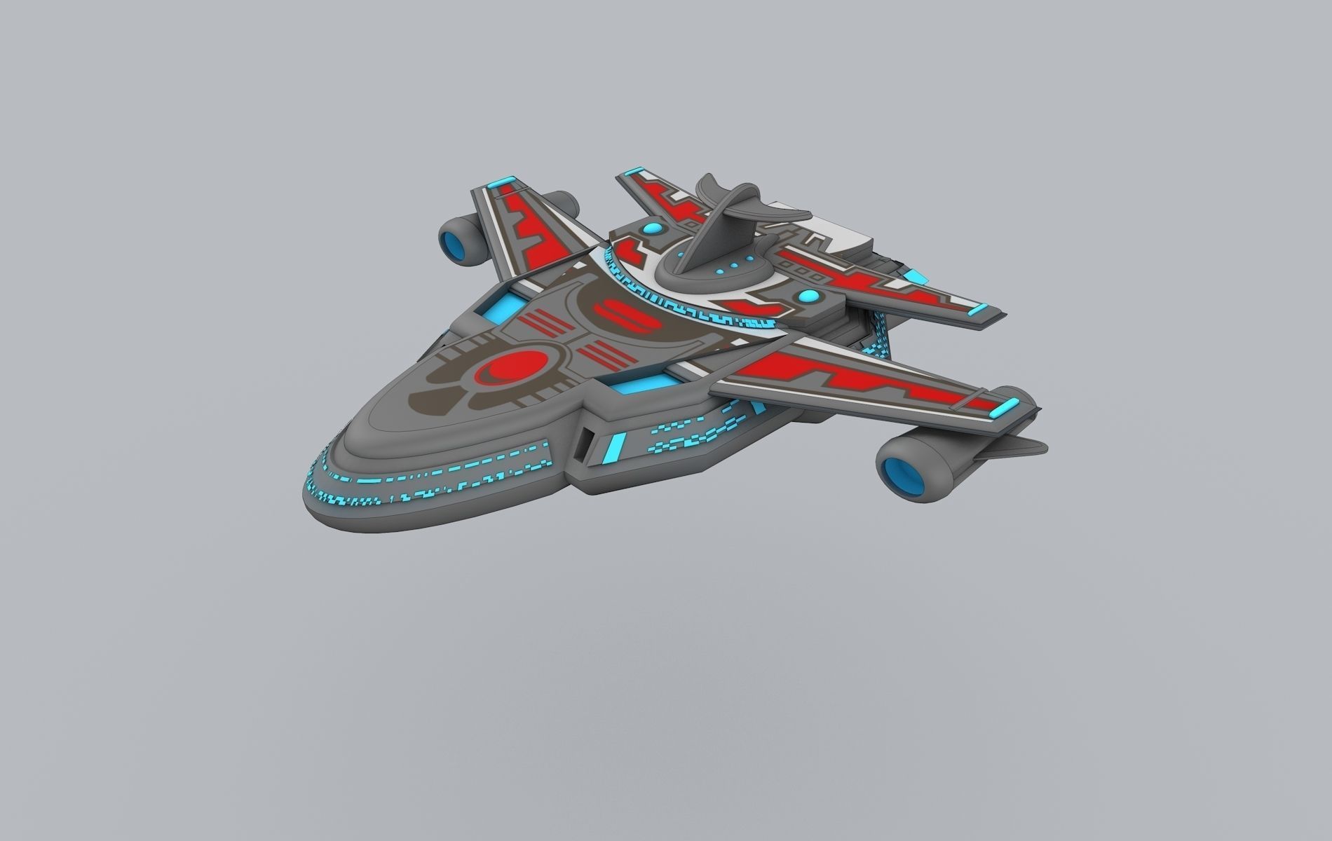 Starship spaceship 3D model | CGTrader