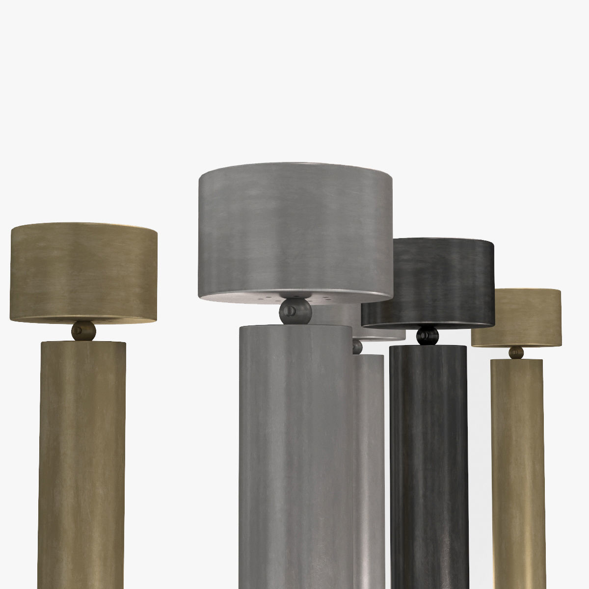 Apparatus Cylinder light 3D model | CGTrader