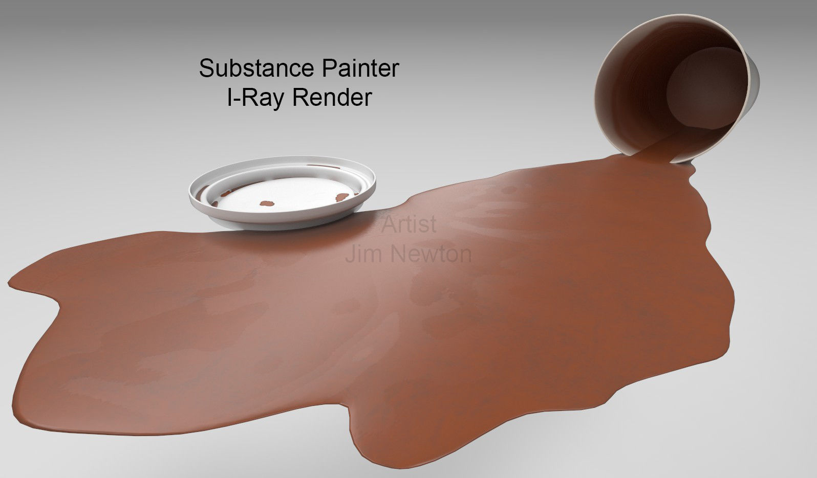 Spilled Coffee 3D model | CGTrader