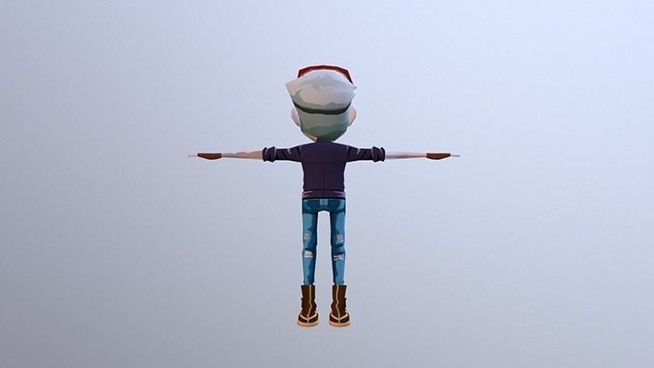 3D model Alvin - Character - 3D Model and Texture VR / AR / low-poly ...