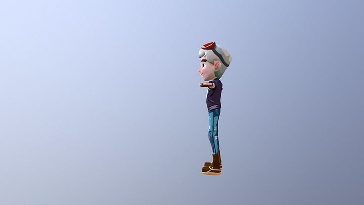 3D model Alvin - Character - 3D Model and Texture VR / AR / low-poly ...