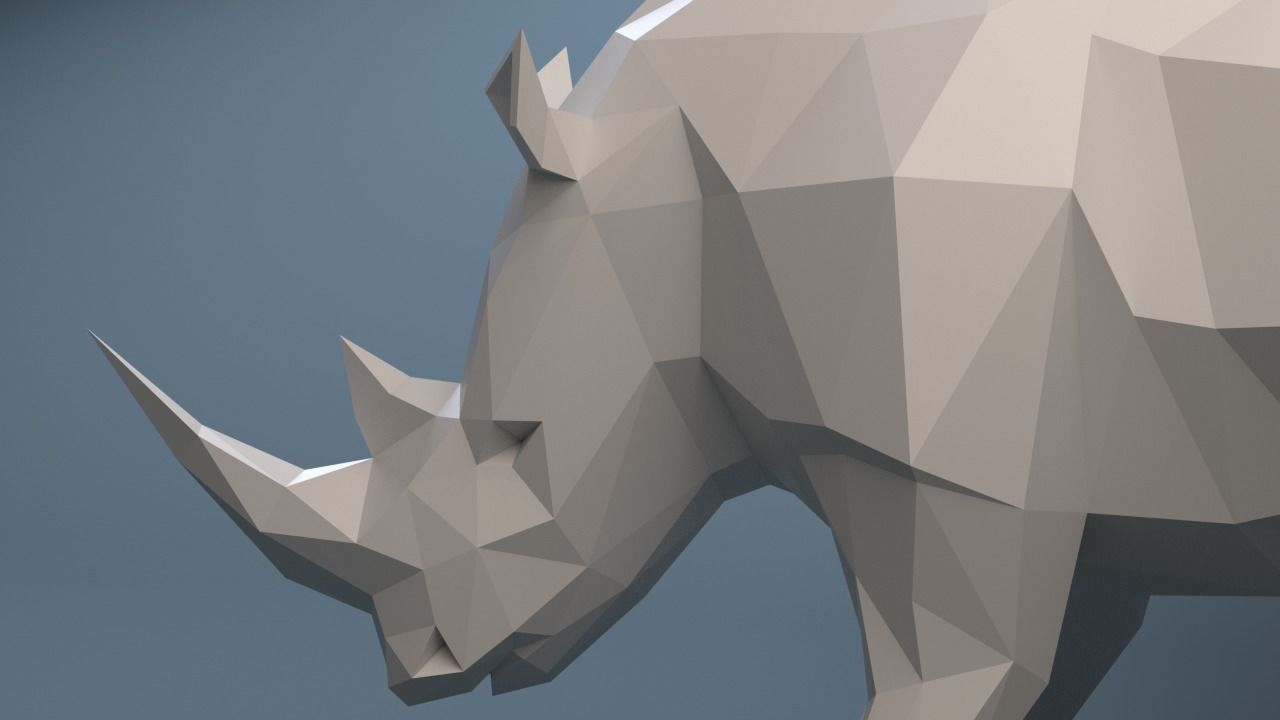 Rhinoceros 3D model 3D printable | CGTrader