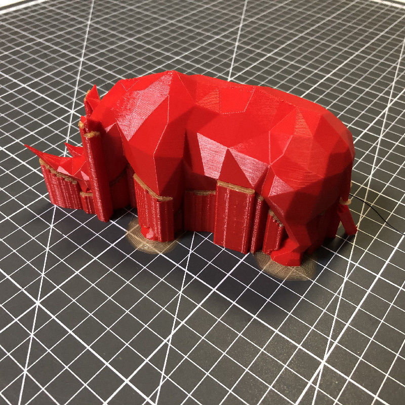 Rhinoceros 3D model 3D printable | CGTrader