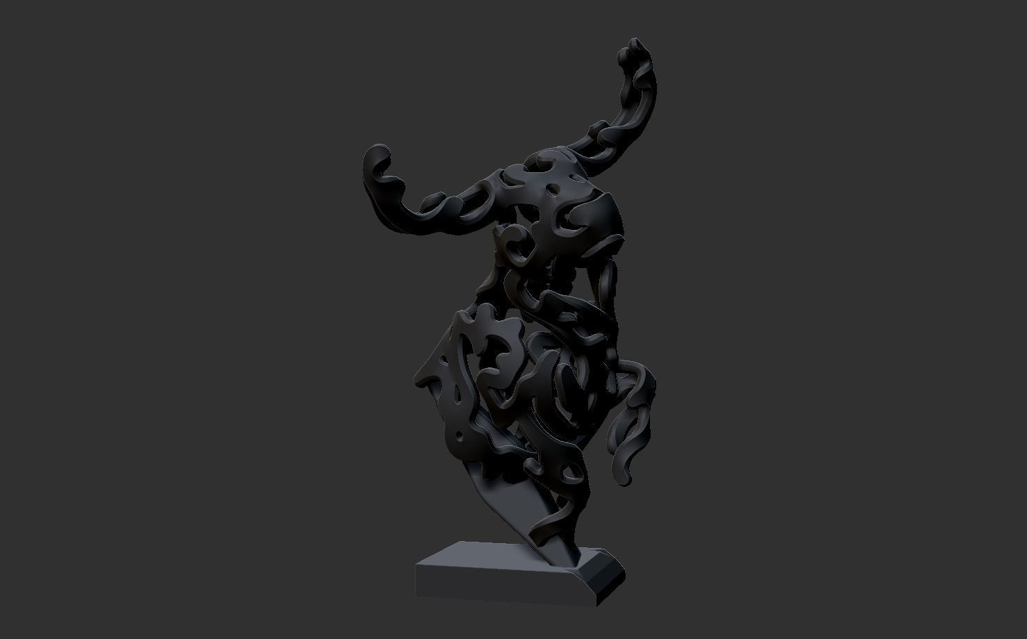 3d Printable Bull 3D print model 3D model 3D printable | CGTrader