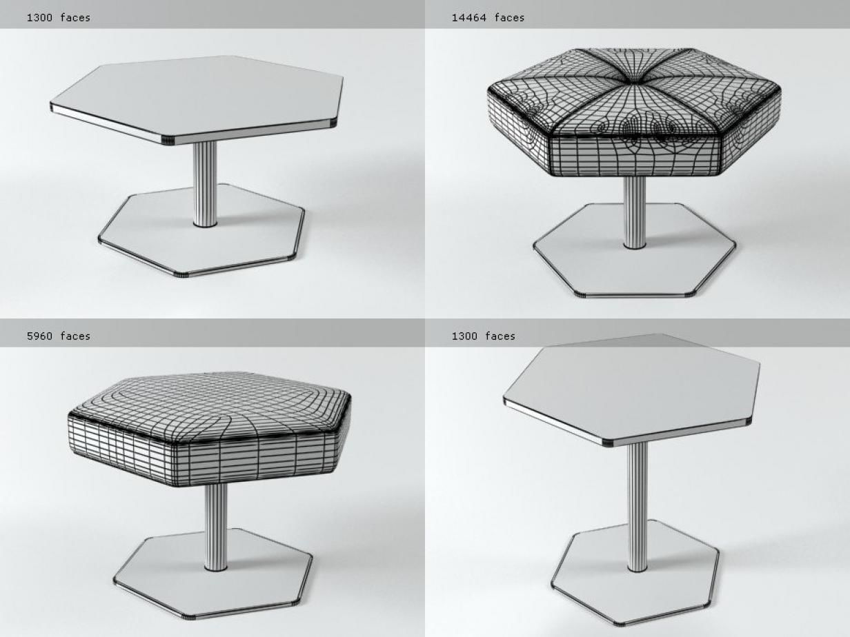 Seating system free 3D model | CGTrader