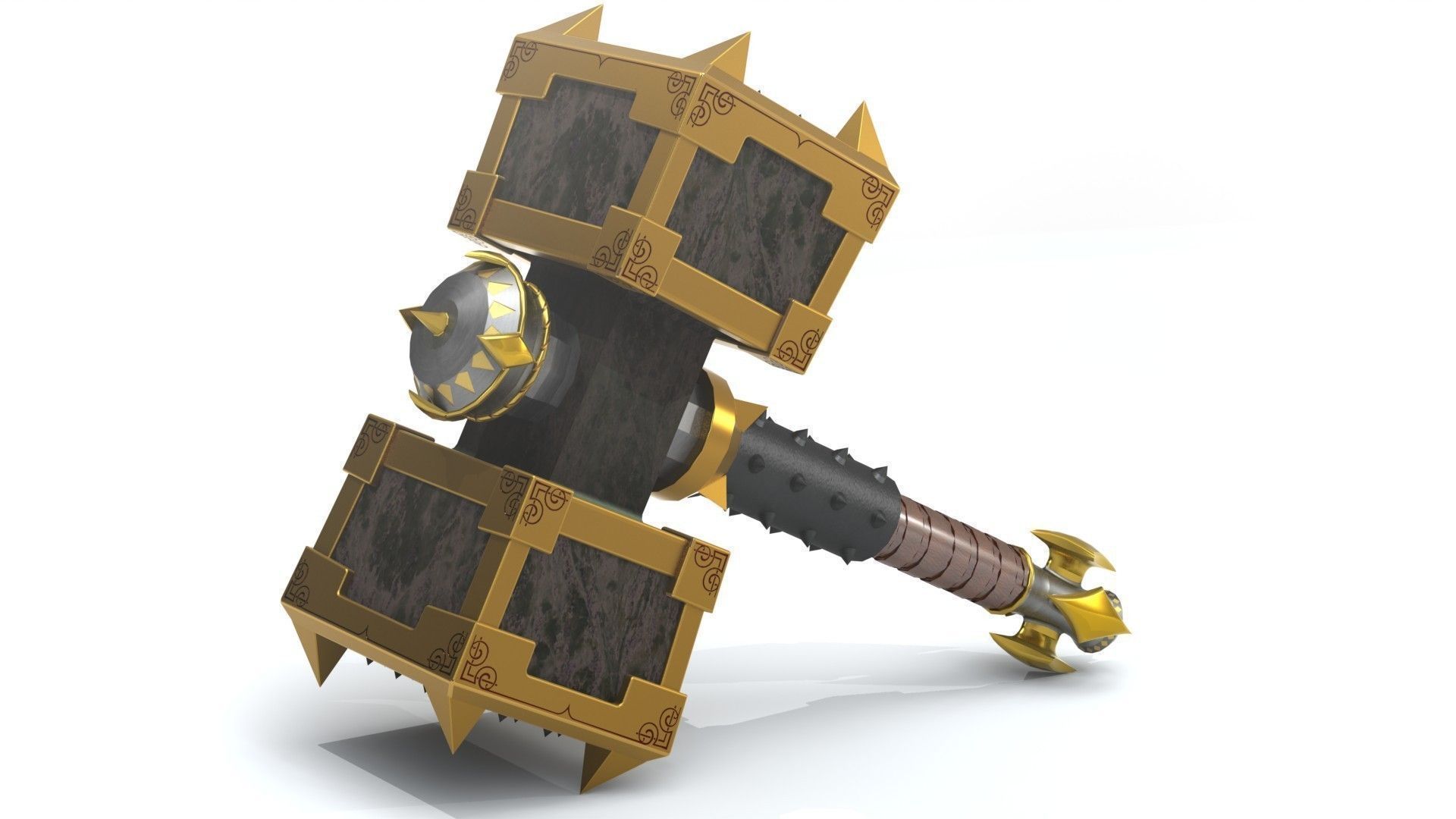 Battle hammer 3D Model 3D printable .stl - CGTrader.com