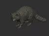 Raccoon sculpture STL 3d printable model 3D model 3D printable | CGTrader
