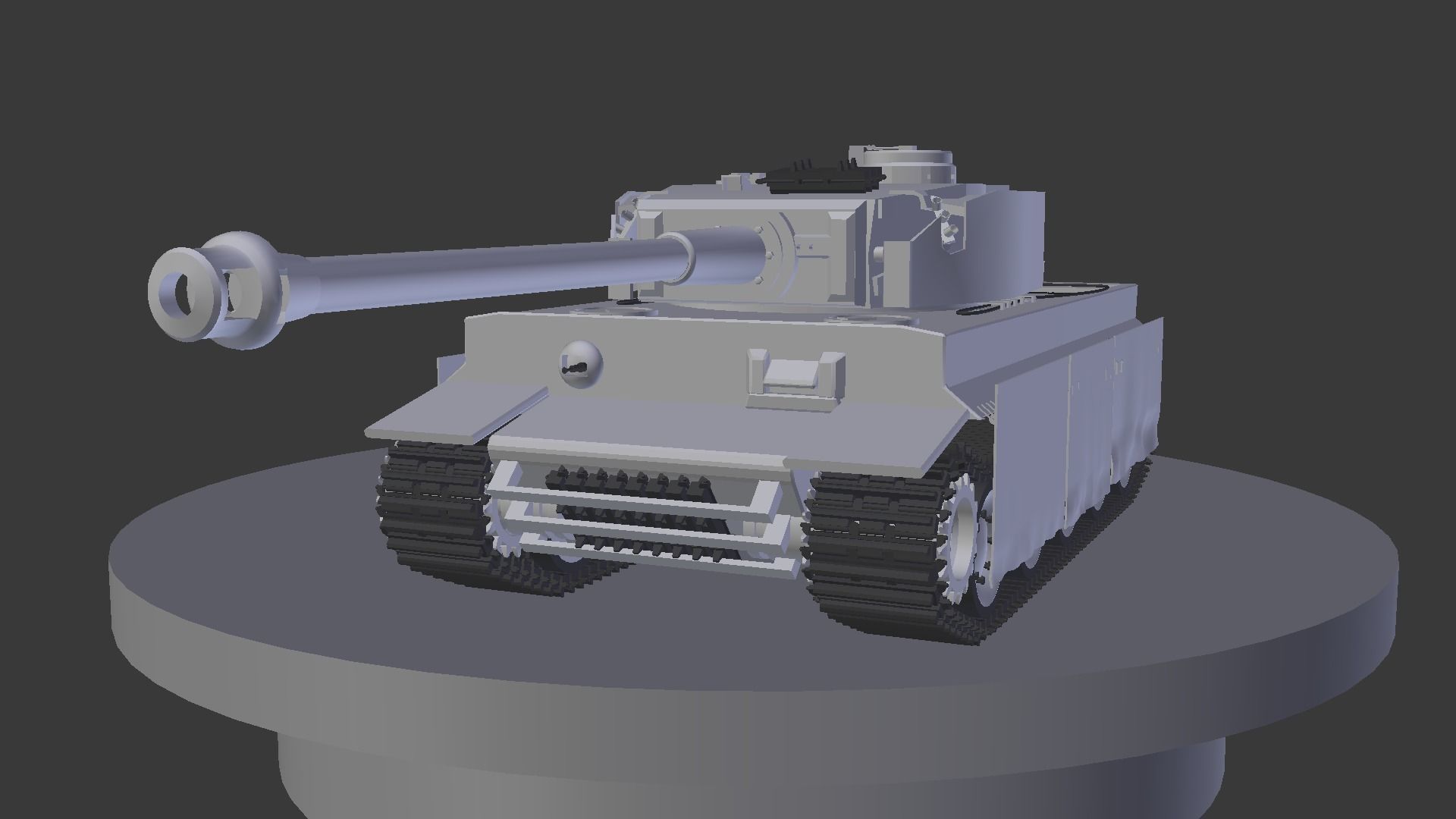 tiger tank modifed 3D model | CGTrader