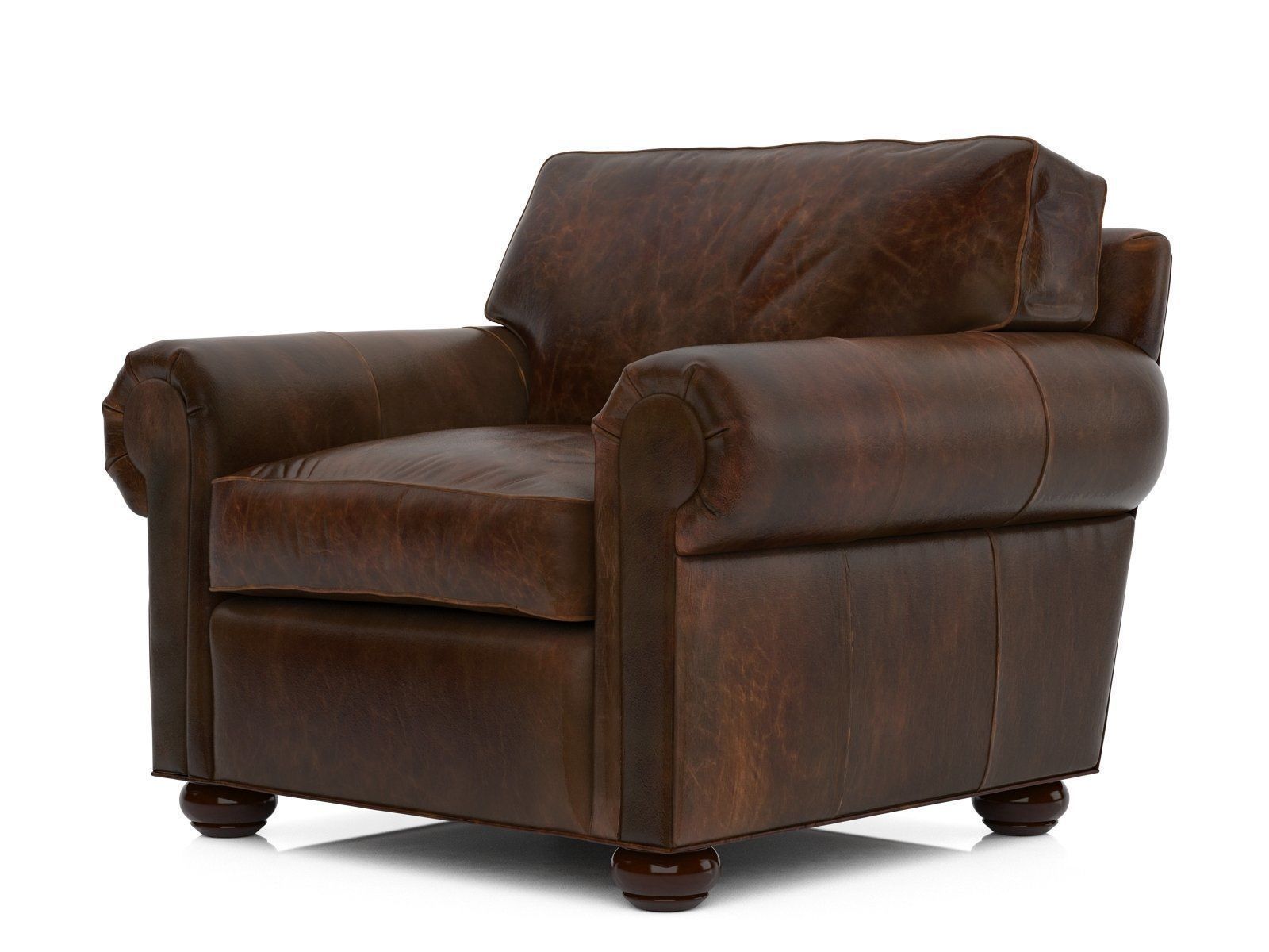 Lancaster Leather Chair 3D model | CGTrader