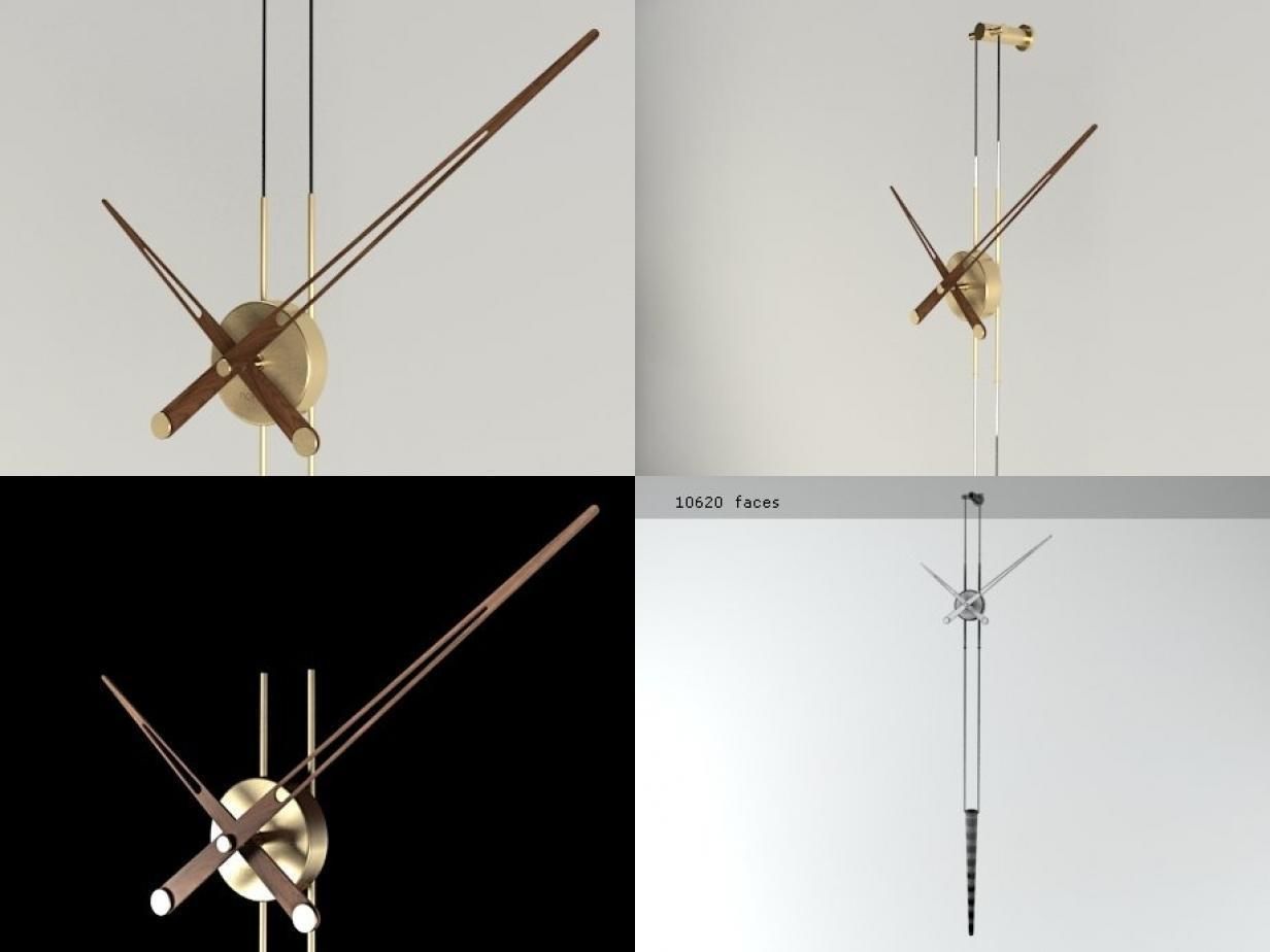Pendulo modern wall clocks 3D model | CGTrader