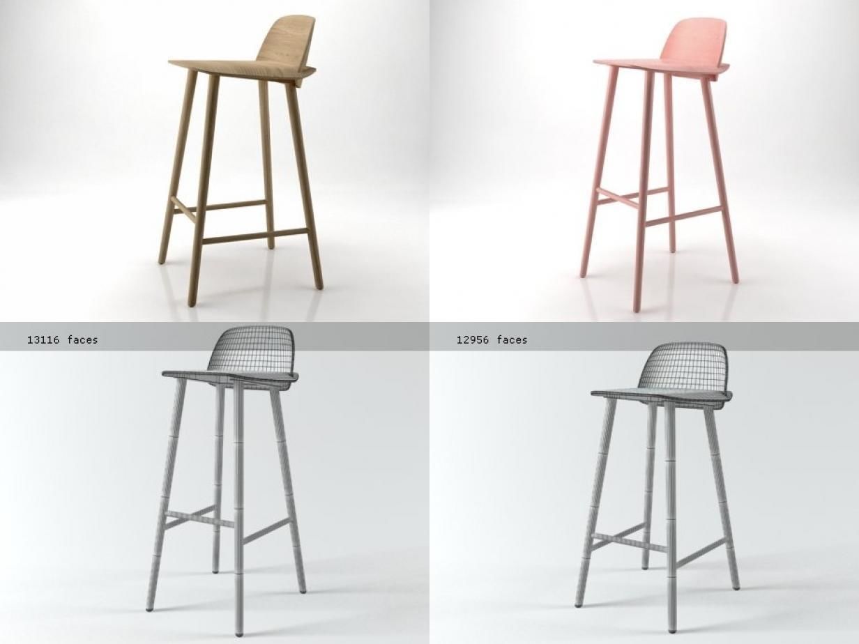 Nerd Bar Stool 3D model | CGTrader
