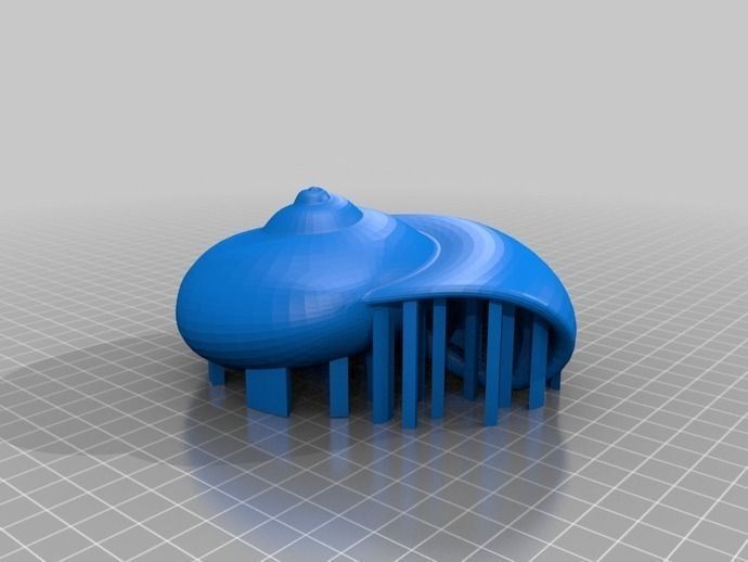 Giant snail shell free 3D model 3D printable | CGTrader