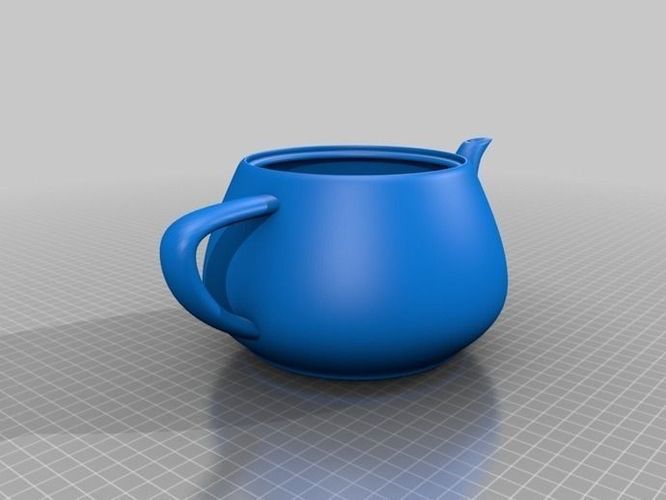 Utah teapot free 3D Model 3D printable .stl - CGTrader.com