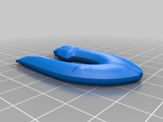Matau fish hook free 3D model 3D printable | CGTrader