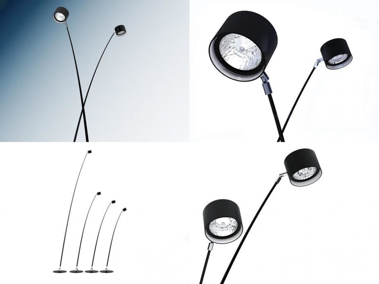 Sampei floor lamp with different angles 3D model | CGTrader