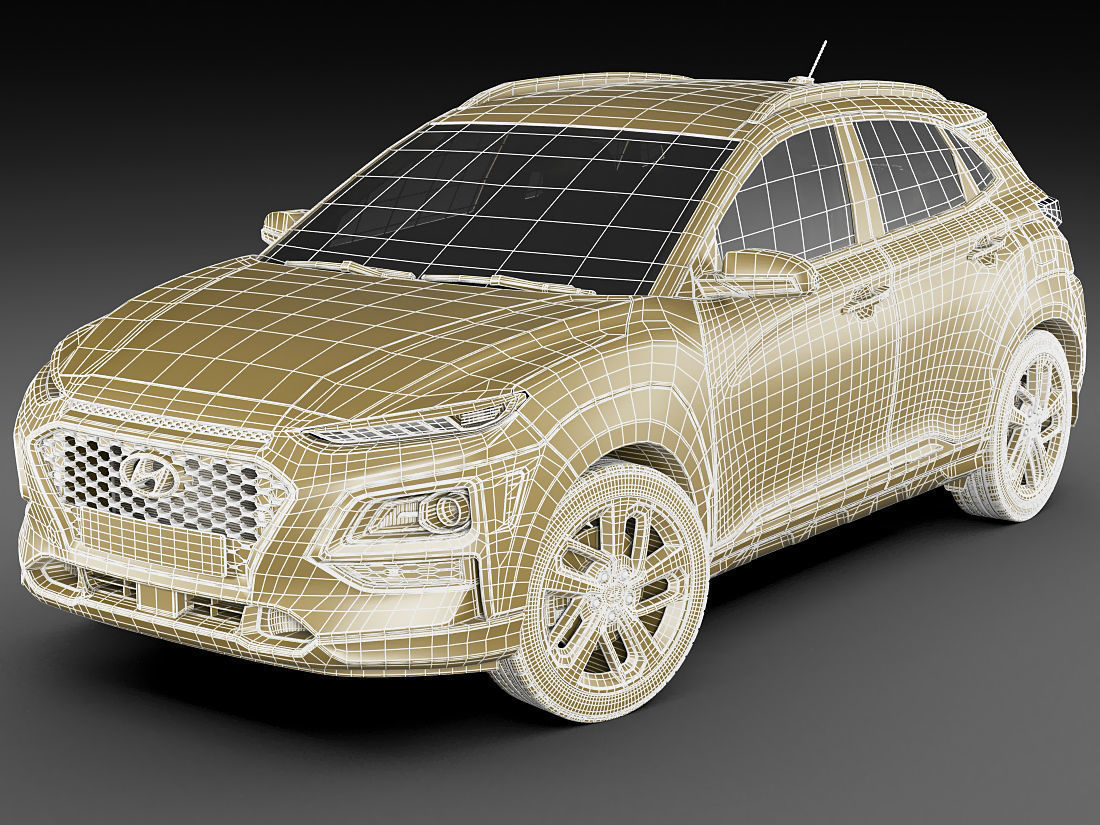 Hyundai Kona 2018 3D model | CGTrader