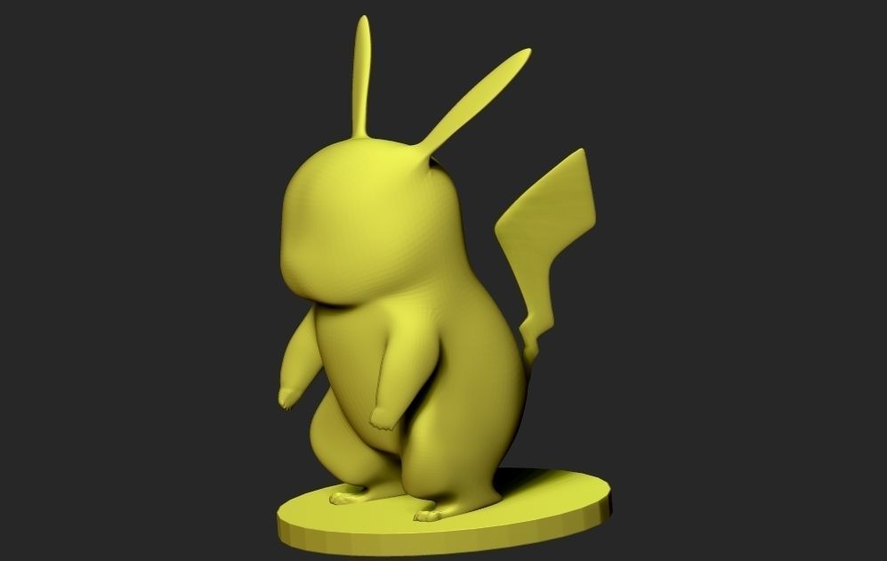 Pikachu Pokemon free 3D model 3D printable | CGTrader
