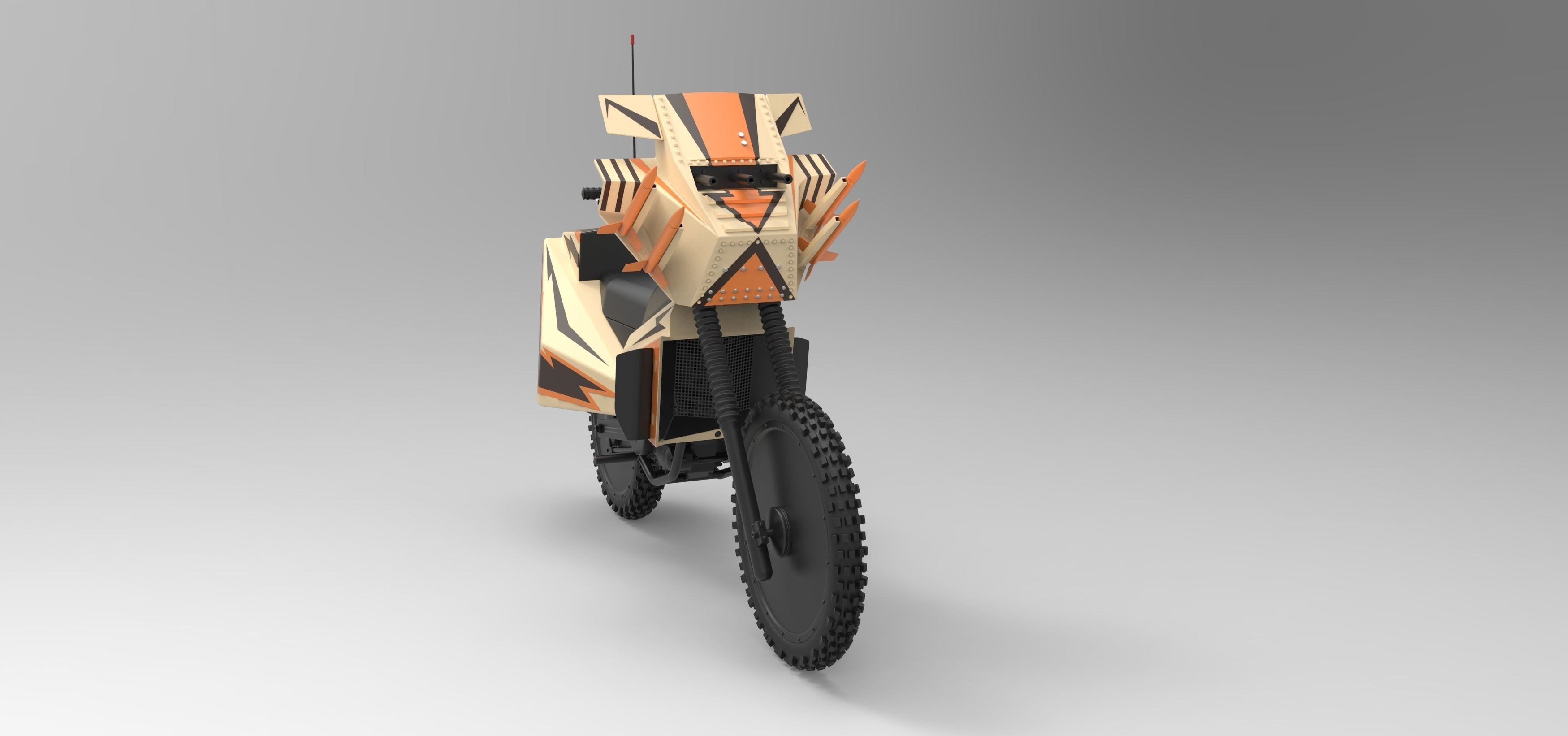 Bike from movie Megaforce 1982 3D model | CGTrader