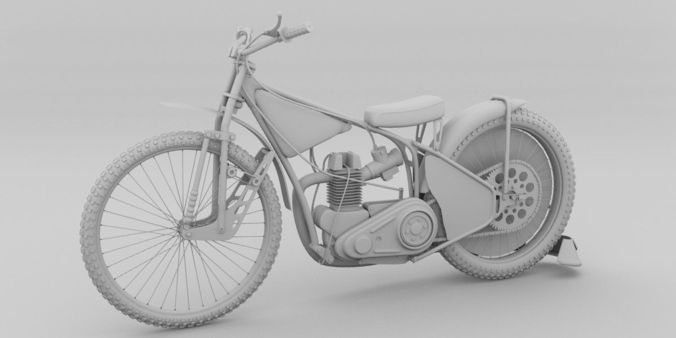 Speedway Bike 3D Model .max .obj .ma .mb .blend - CGTrader.com