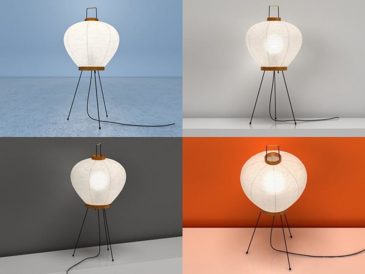 Akari 3A 3D model | CGTrader