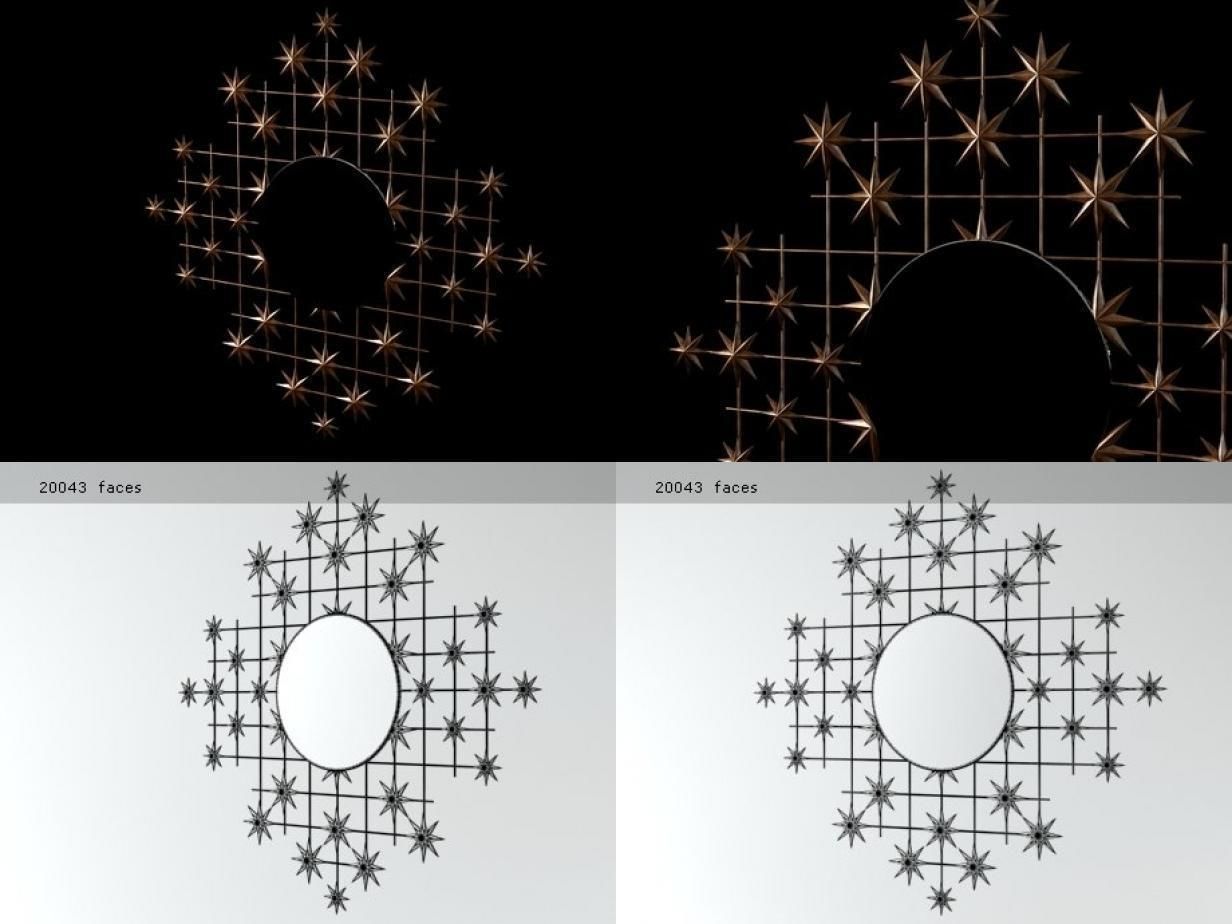 Constellation mirror 3D model | CGTrader